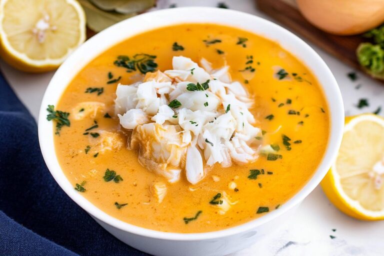 Creamy Crab Bisque Recipe | Silky Seafood Soup - Jada Recipes