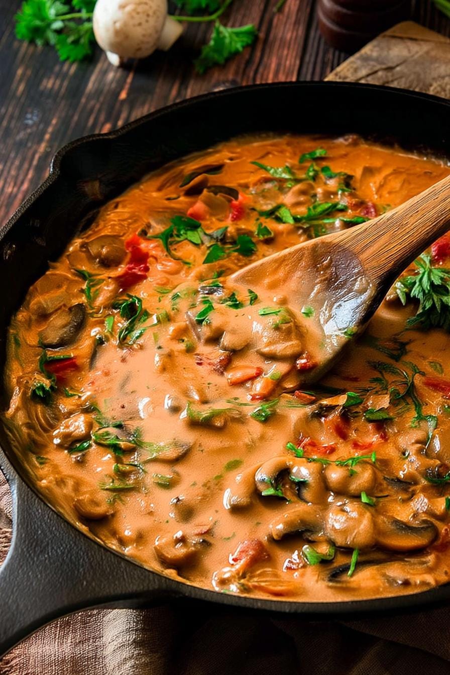 Creamy German Hunter’s Sauce – Easy Mushroom Gravy in 30 Min – Jada Recipes