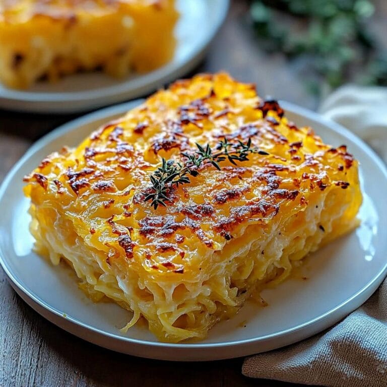 Spaghetti Squash Au Gratin: Creamy Cheesy Casserole – Jada Recipes