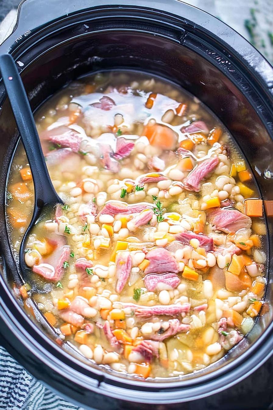Ham and Bean Soup Recipe | Easy Hearty Bean Soup – Jada Recipes