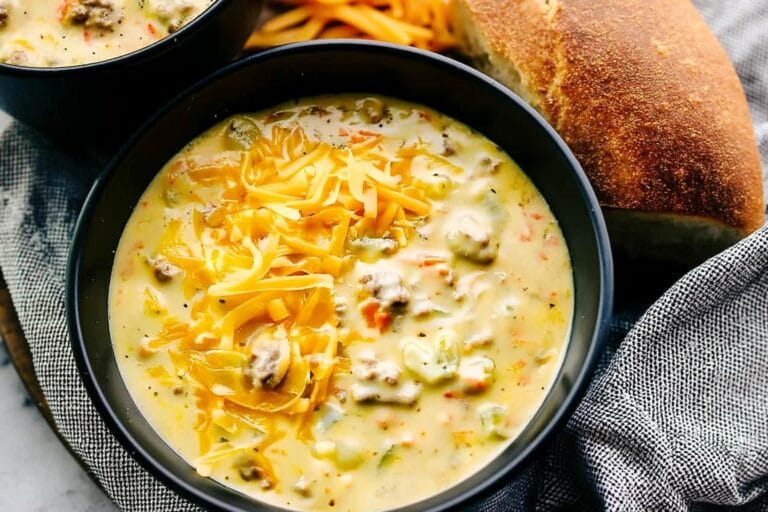 cheeseburger soup – creamy comfort food in under 30 minutes – Jada Recipes