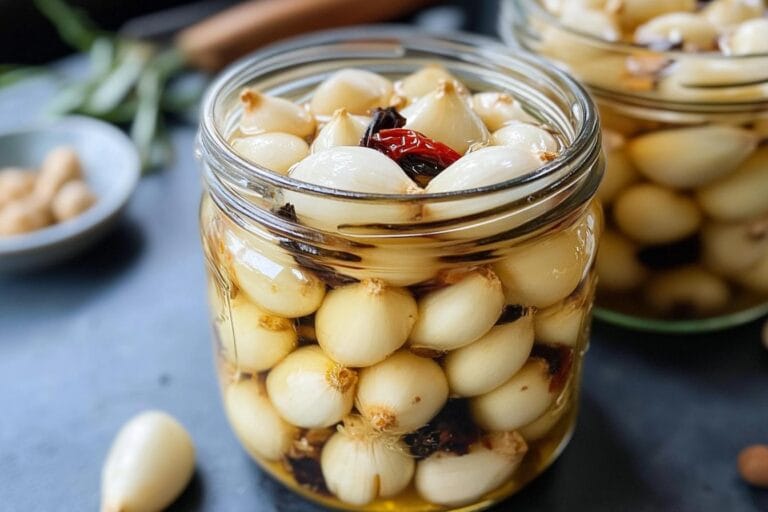 Pickled Garlic Recipe | Quick DIY Tangy Garlic Pickles - Jada Recipes