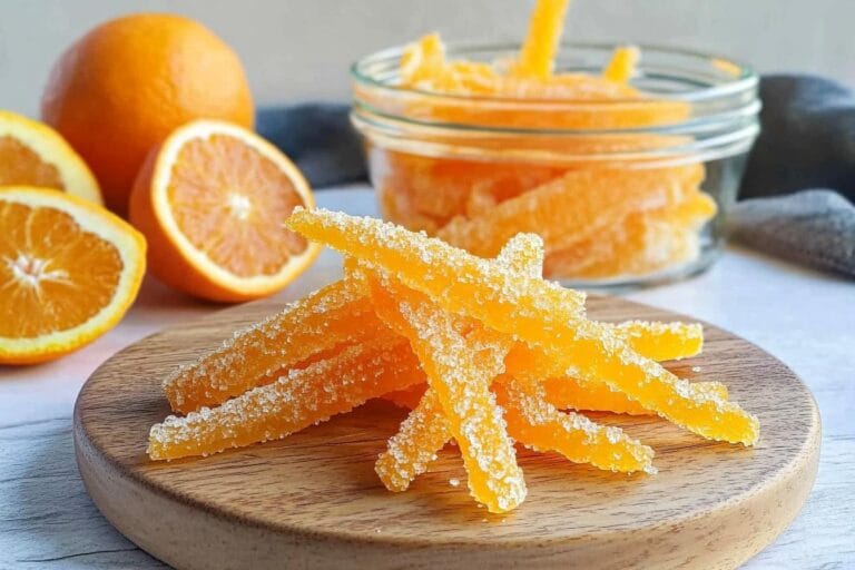 Homemade Candied Orange Peel Recipe – Easy Citrus Candy – Jada Recipes