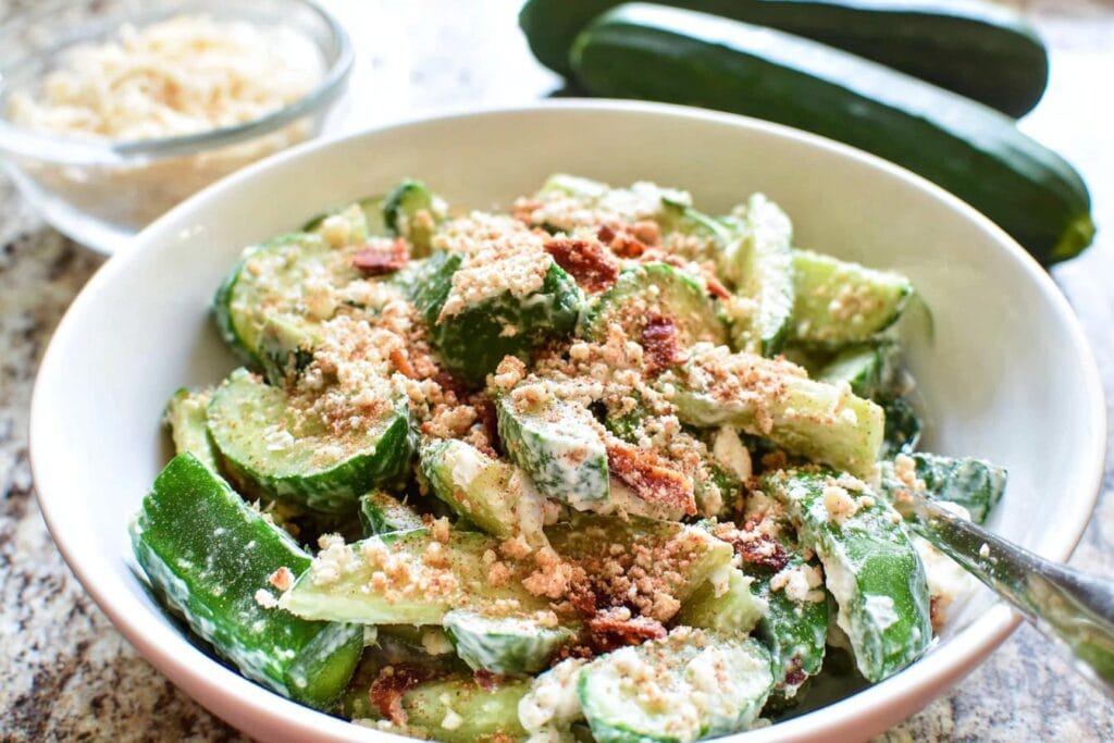 Cucumber Caesar Salad - Jada Recipes
