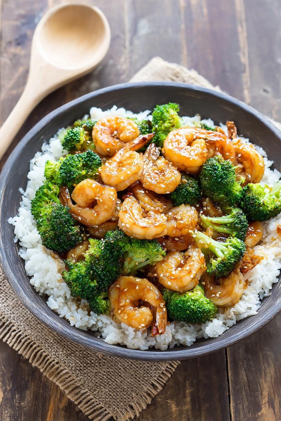 Honey Garlic Shrimp and Broccoli - Jada Recipes