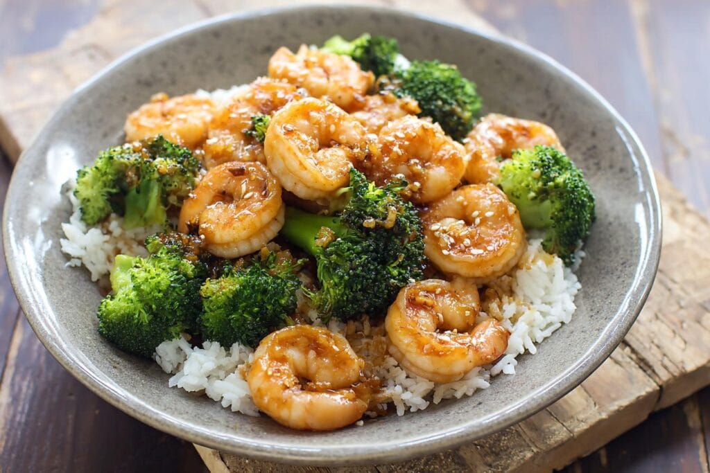 Honey Garlic Shrimp and Broccoli - Jada Recipes